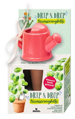 Blatt & Blüte Drip & Drop Bewässerungshilfe rot | Rot | 087198_ROT
